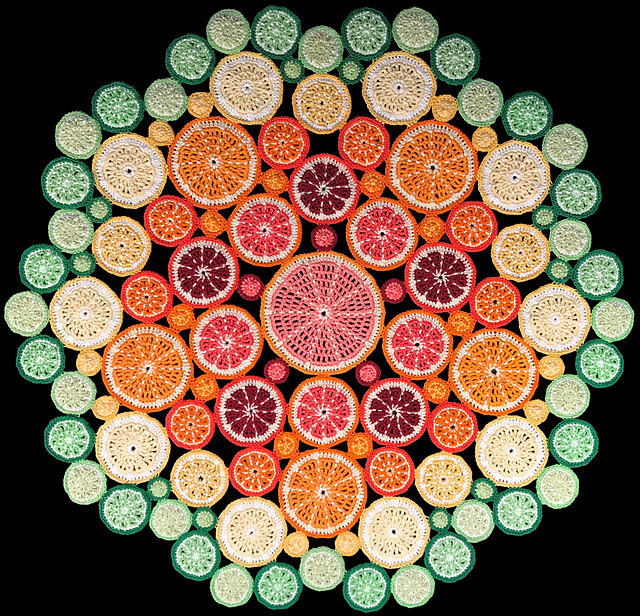 Ravelry: Citrus Slice Doily pattern by Emma Garside