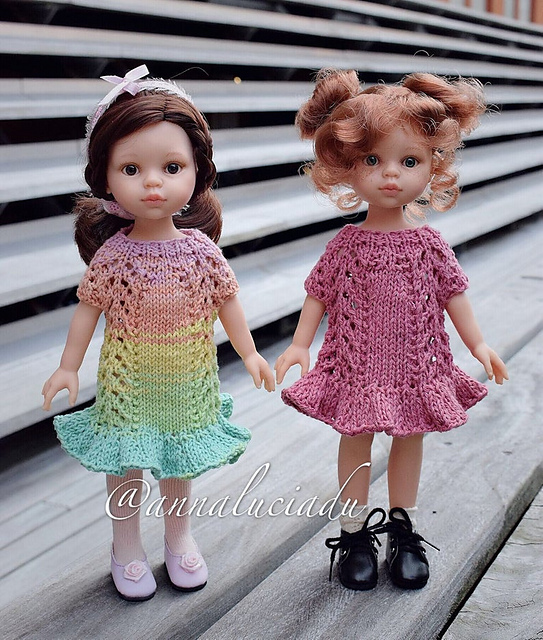 Ravelry: Doll Lace Dress pattern by Emma Du