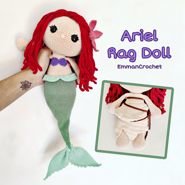 Ravelry: Ariel Rag Doll pattern by Emman Crochet