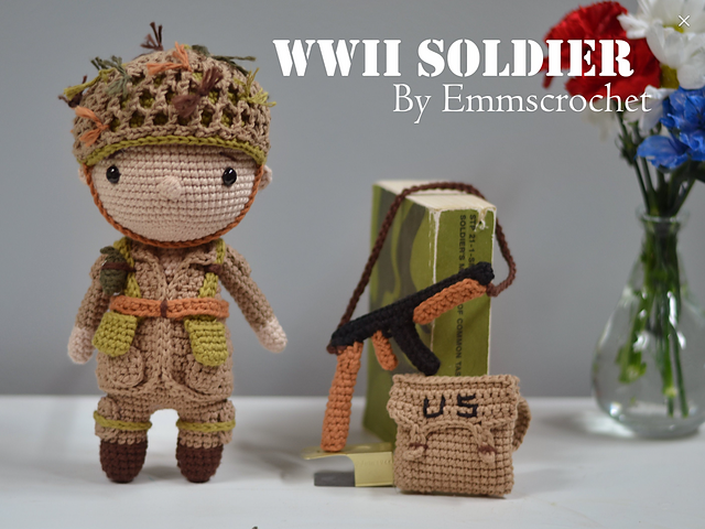 Ravelry: WWII Solider pattern by Emma Terwilliger