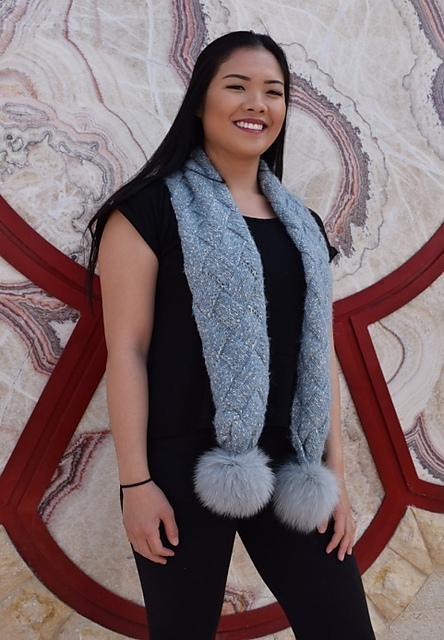 Ravelry: Cloudlines Scarf pattern by Emily Garrison
