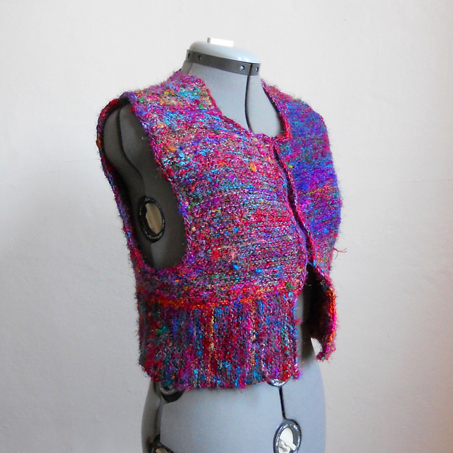 Ravelry: Sari Silk Garter Stitch Vest pattern by Anne Barach
