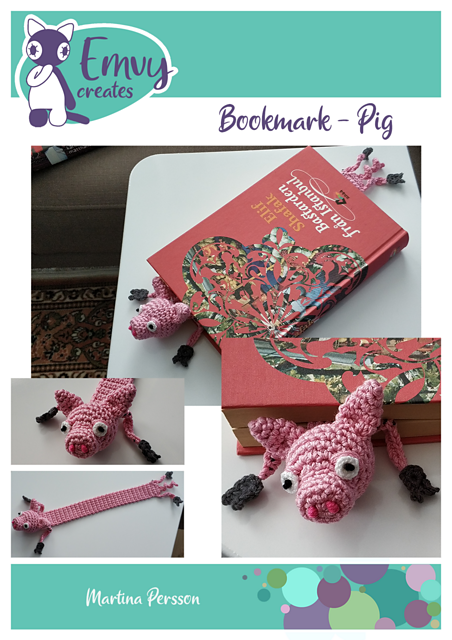 Ravelry: Bookmark - Pig pattern by Martina Persson