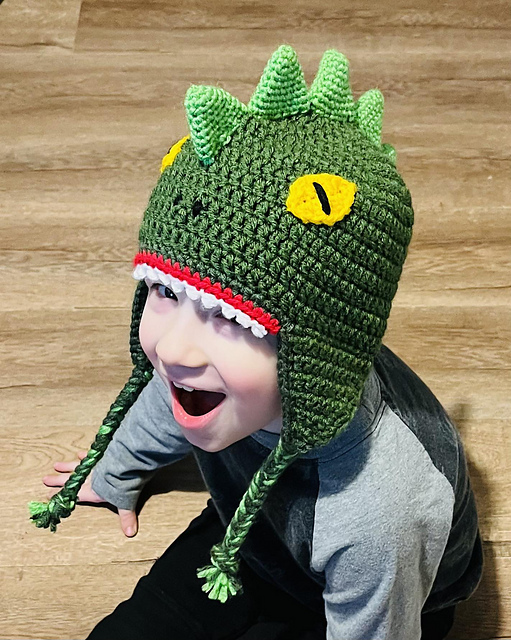 Ravelry: Tyrannosaurus Rex Hat pattern by Sarah Petersen Ravelry: Tyrannosaurus Rex Hat pattern by Sarah Petersen