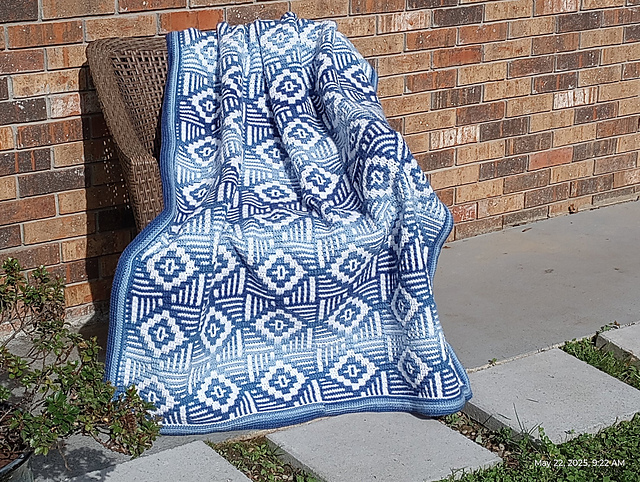 Ravelry: Diamond Plait Overlay Mosaic pattern by AD Whited Designs