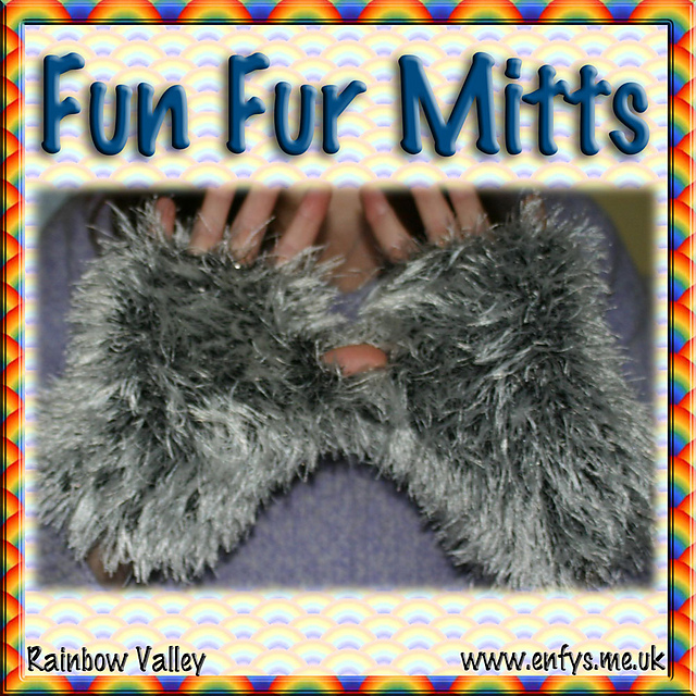 Ravelry: Fun Fur Mitts pattern by Helen Free