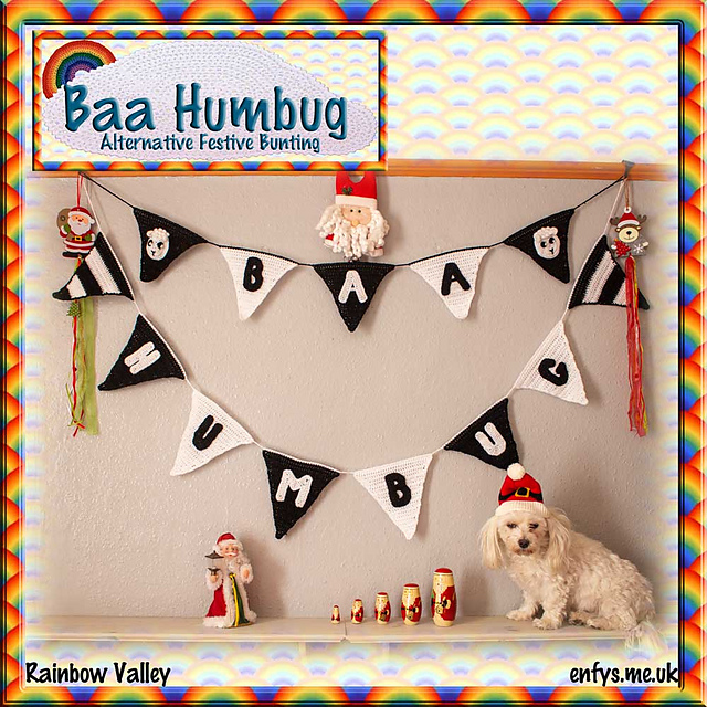 Ravelry: Baa Humbug Bunting pattern by Helen Free