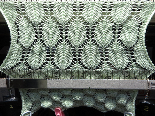 Ravelry: Entity60's Dragon Scales Stitch Pattern for Machine Knitting