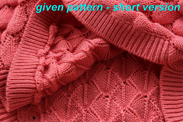 Ravelry: Entity60's Dragon Scales Stitch Pattern for Machine Knitting
