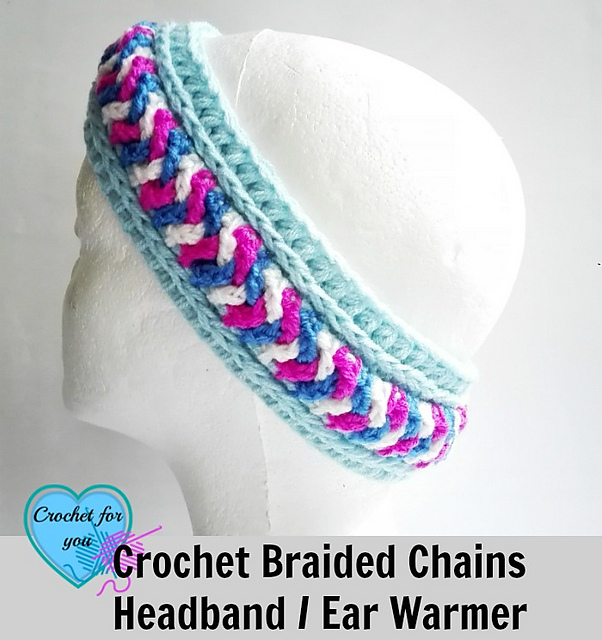 Ravelry: Braided Chains Headband pattern by Erangi Udeshika