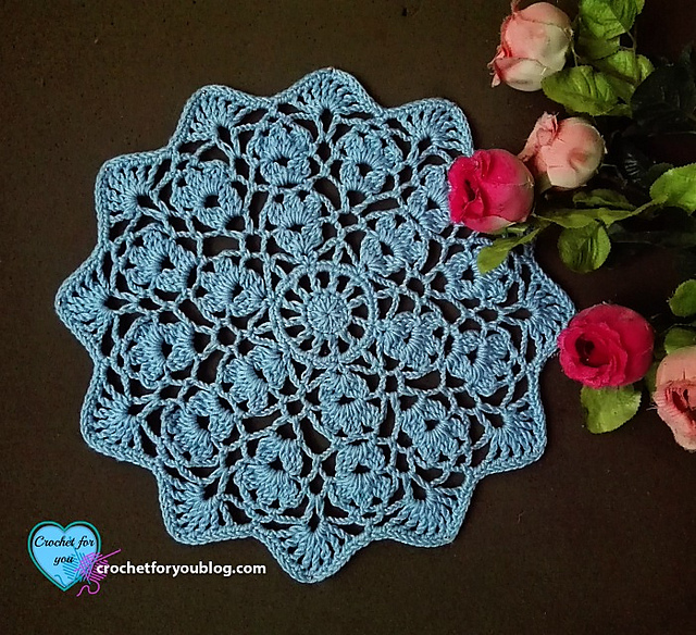 Ravelry: Flower Wheel Doily pattern by Erangi Udeshika