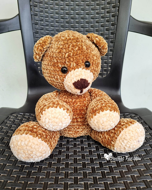 Ravelry: Velvet Teddy Bear Amigurumi pattern by Erangi Udeshika
