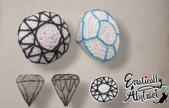 Ravelry: 2D and 3D Gems pattern by Amber Carruthers
