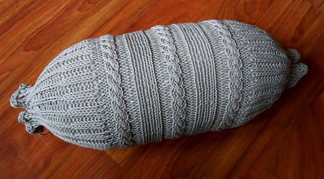 Ravelry: Cabled Bolster pattern by Małgorzata Machowska