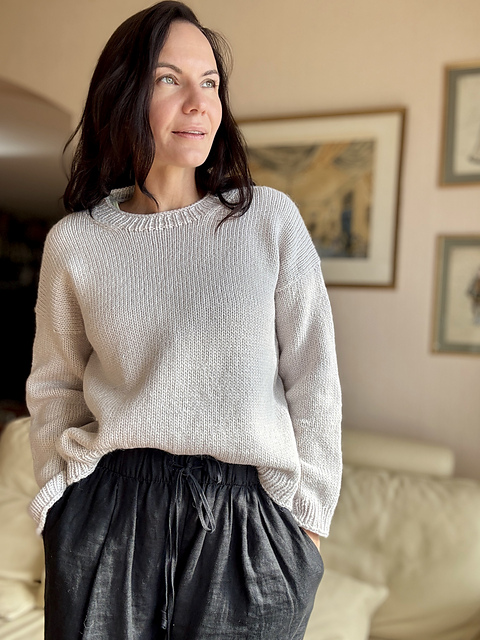 Ravelry: Drop in Dream sweater pattern by Julia Piro