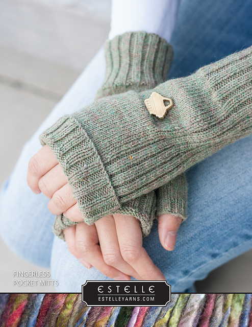 Ravelry: Fingerless Pocket Mitts pattern by Shannon Charles