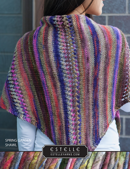 Ravelry: Spring Garden Shawl pattern by Estelle Yarns