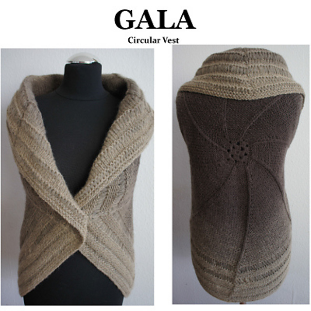 Ravelry: Gala Circular Vest pattern by Estelle Yarns
