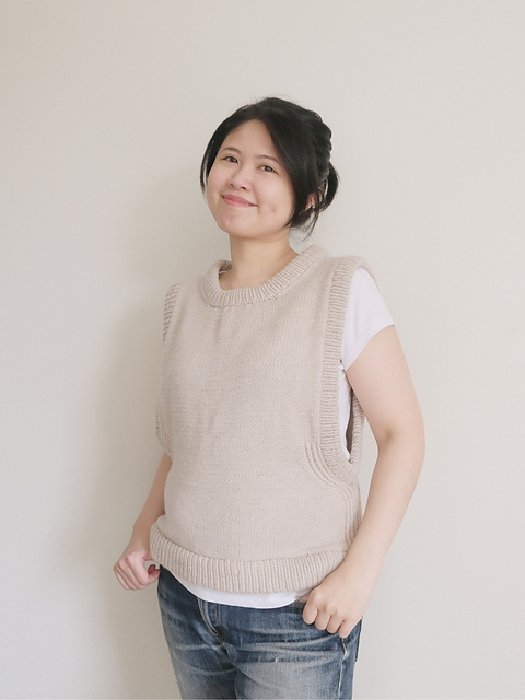 Ravelry: Wednesday Vest pattern by Elise Yang