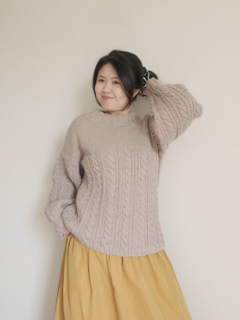 Ravelry: Hannah Pullover pattern by Elise Yang