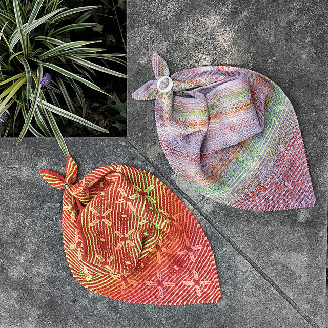 Ravelry: Prairie Blossom Bandana pattern by Anna Sudo