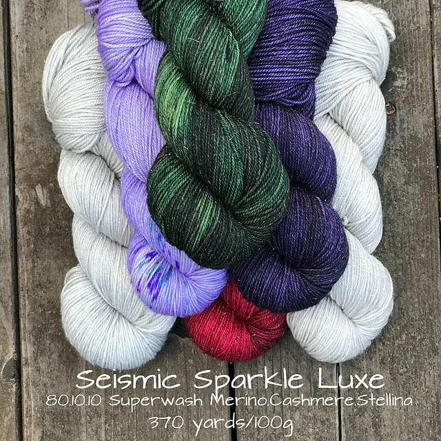 Ravelry: Seismic Yarn & Dyeworks Sparkle Luxe