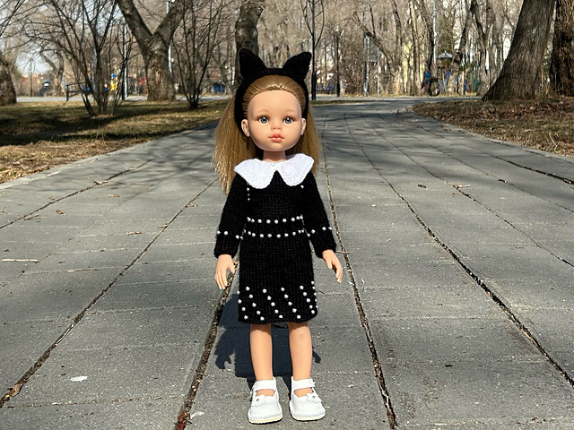 Ravelry: Dress and headband Outfit dolls pattern by Evdjenia Blaginina