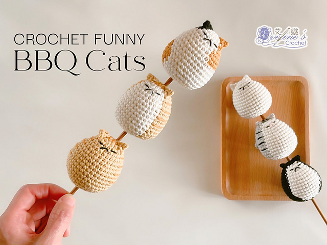 Ravelry: BBQ Cat pattern by Eveline Huang
