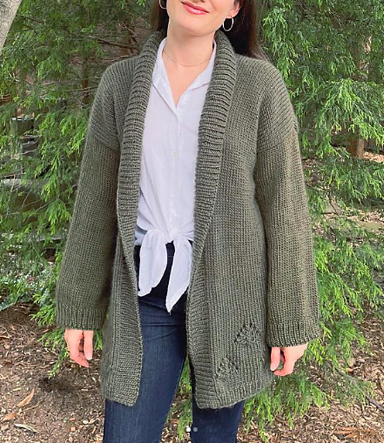 Ravelry: Evergreen Shawl Cardigan pattern by Tess Rafferty