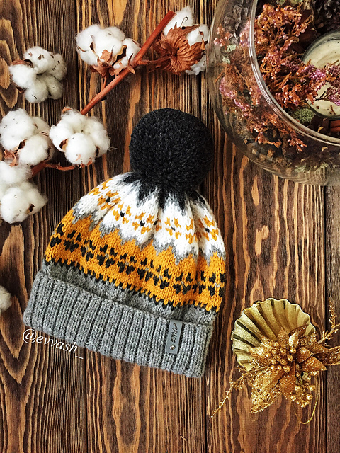 Ravelry: Winter solstice Hat pattern by EVVASH