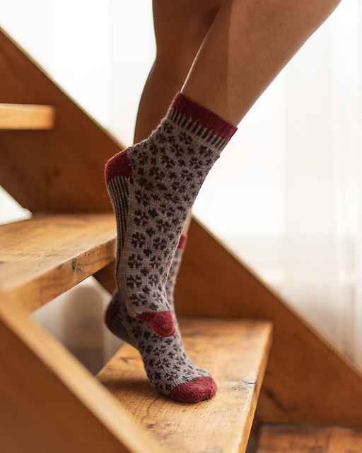 Ravelry: Flora Socks pattern by Claudia Quintanilla - EweKnit Toronto