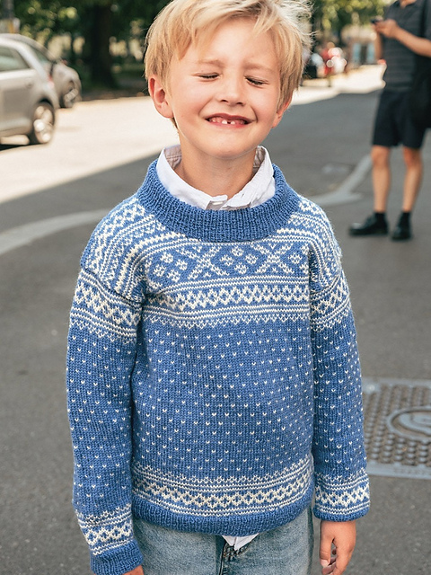 Ravelry: Setesdal Sweater Junior 4 pattern by Sandnes Garn