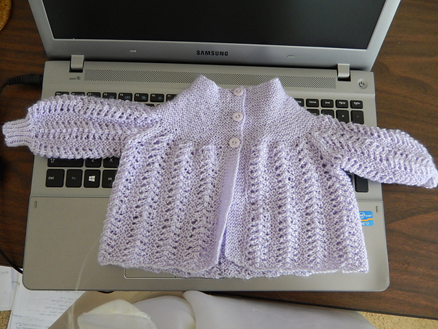 Ravelry: Bed jacket / matinee coat pattern by Sirdar