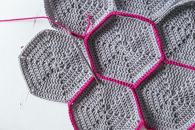 Ravelry: Basic Hexagon pattern by Kat Goldin