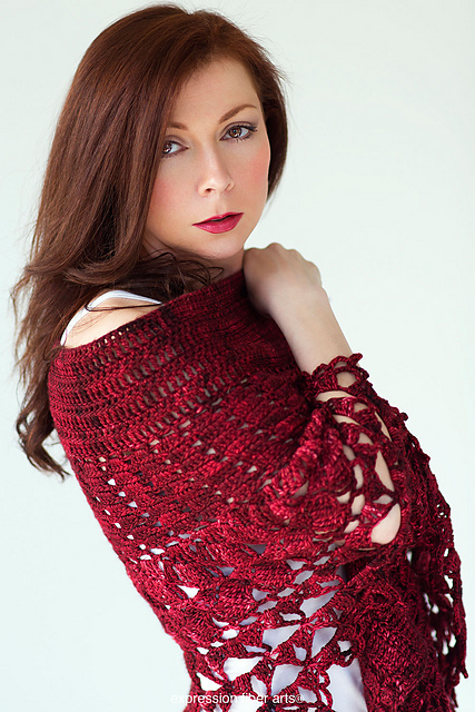 Ravelry: Red Velvet Rose pattern by Expression Fiber Arts