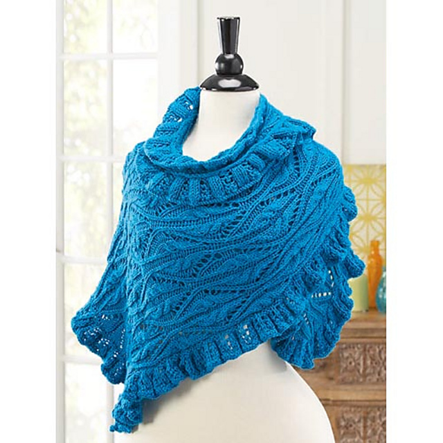 Ravelry: Mountain Laurel Wrap pattern by Rae Blackledge