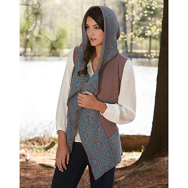 Ravelry: Labyrinth Vest pattern by Rae Blackledge
