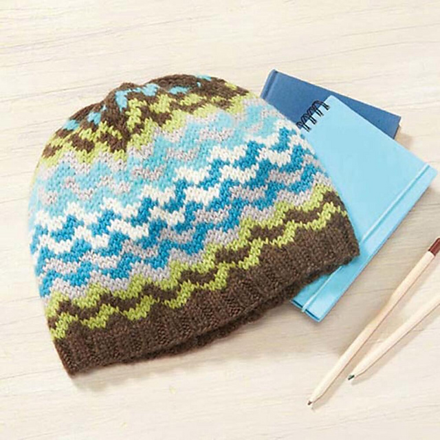 Ravelry: Blue Skies Ski Cap pattern by Rae Blackledge