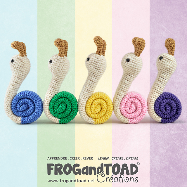 Ravelry: Snail / Escargot pattern by FROGandTOAD Créations