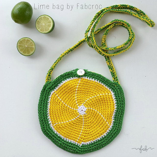 Ravelry: Lime crochet bag pattern by Fabiana Canu