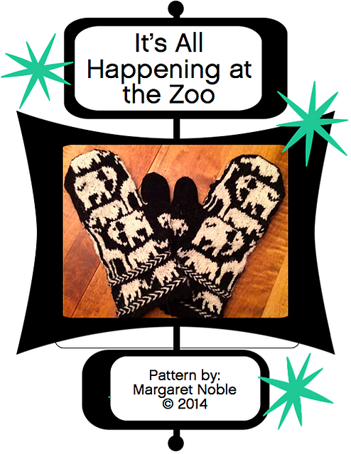 Ravelry: It's All Happening at the Zoo Elephants Mittens pattern by Mod ...