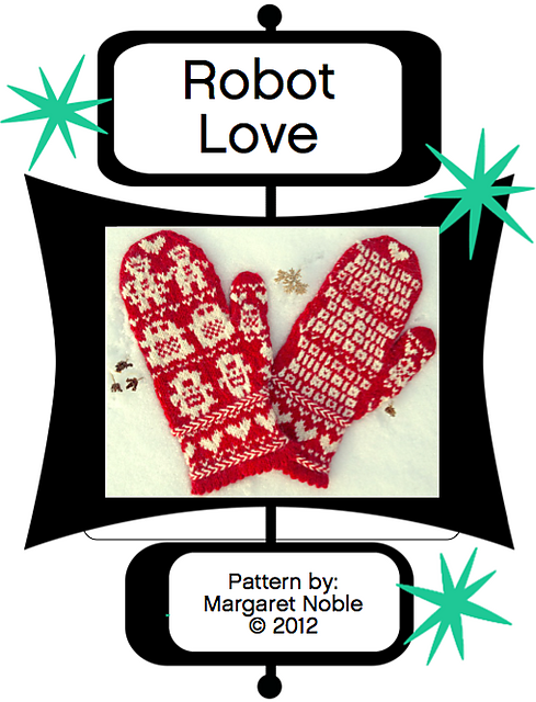 Ravelry: Mittens Robot Love Mittens pattern by Mod Knits