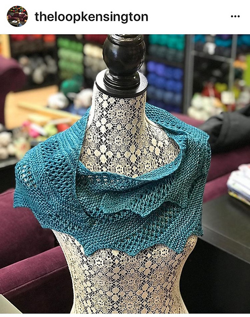 Ravelry: A Kensington Shawl or Shawlette pattern by Mod Knits