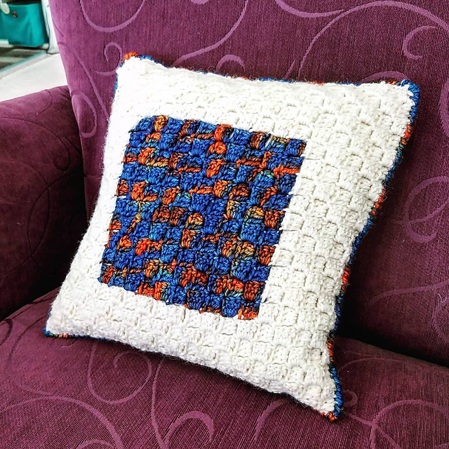 Ravelry: C2C Pillow pattern by Emma Fahrlander