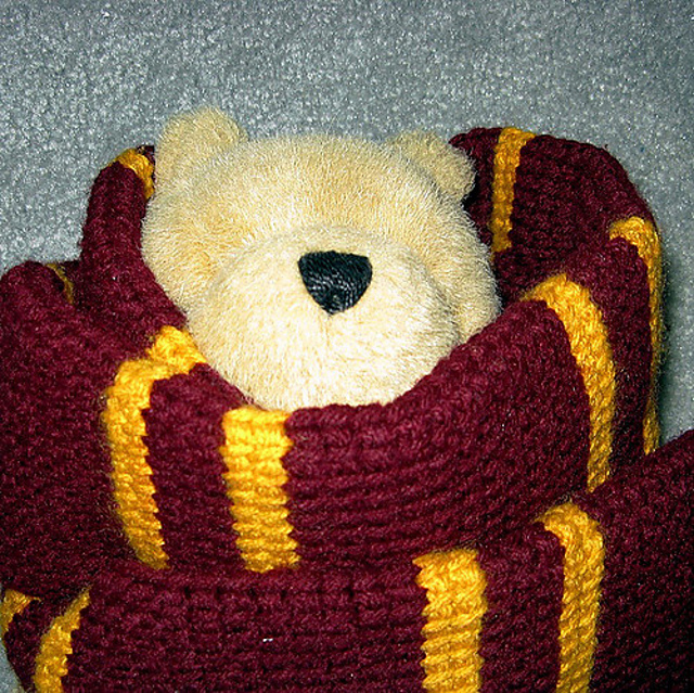 Ravelry: Faux "Knit" House Scarf pattern by Jennifer Ofenstein