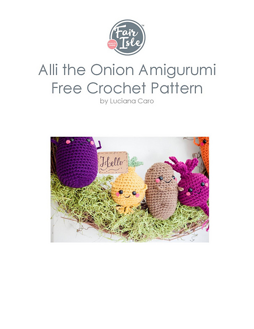 Ravelry: Amigurumi Onion pattern by Luciana Caro