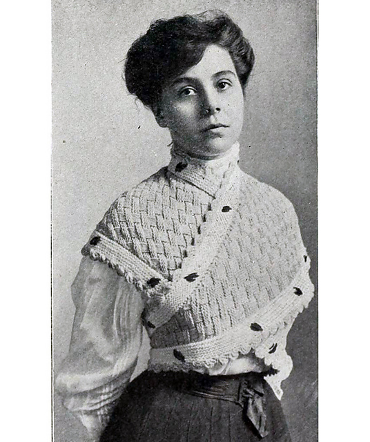 Ravelry: Sonntag with Ermine Border pattern by Lion Brand Yarn