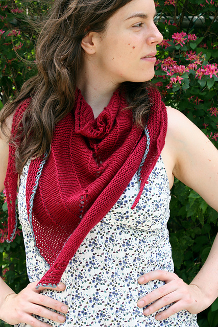 Ravelry: FallingStitches' 53. Boneyard Shawl