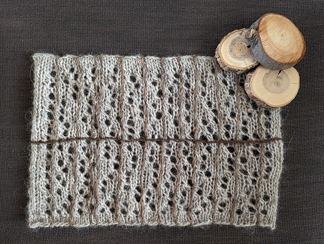 Ravelry: Microscopic Wood Knit: Willow pattern by Science Meets Art