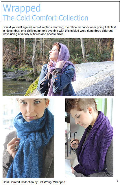 Ravelry: Wrapped pattern by Cat Wong